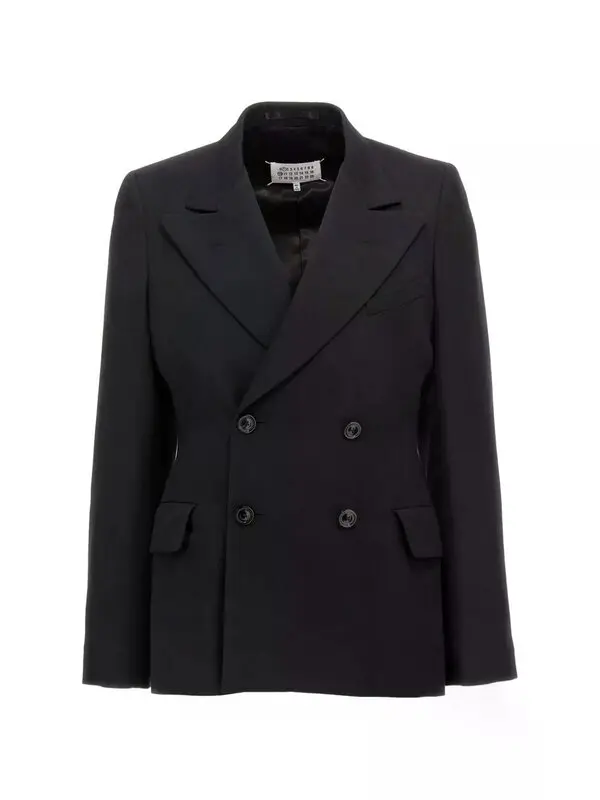 MAISON MARGIELA Double-breasted Blazer - Black