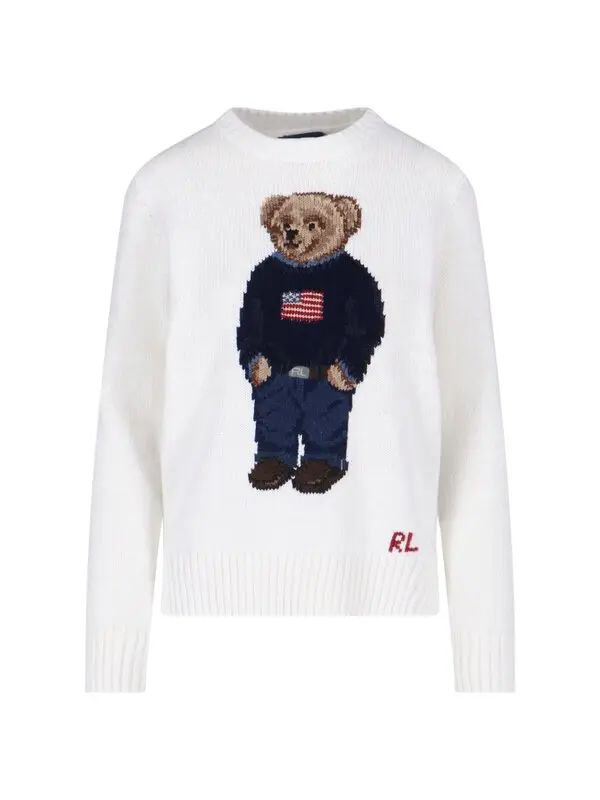 Polo Ralph Lauren Polo Bear Sweater - White