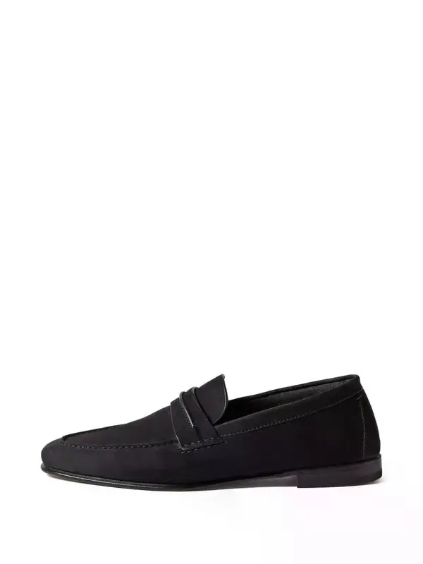 Zegna Leather Loafers - Blue