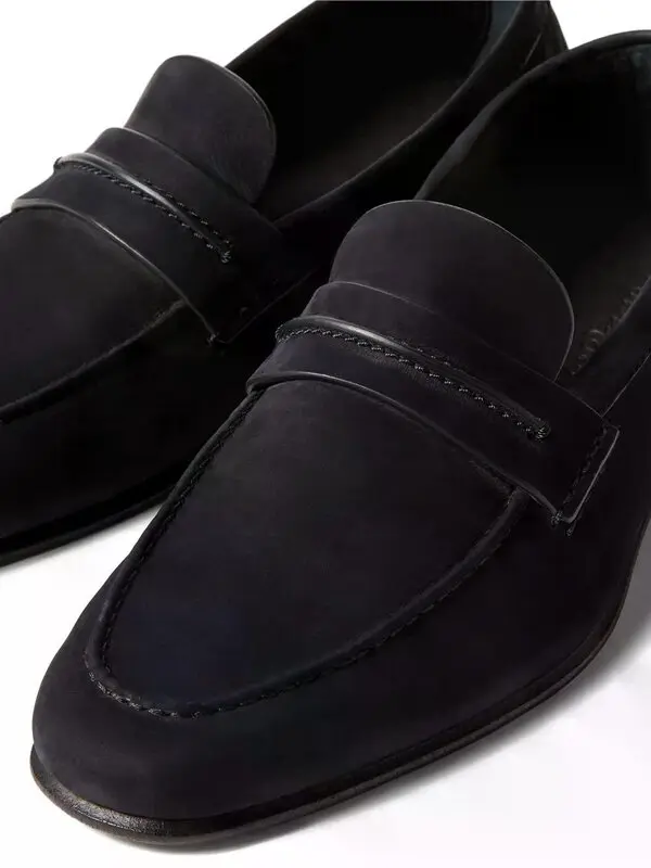 Zegna Leather Loafers - Blue