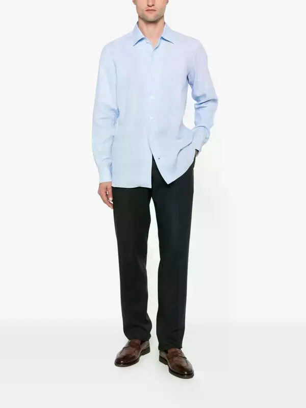 Zegna Linen Shirt - Blue