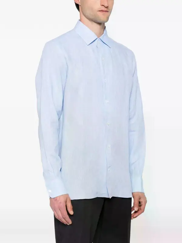 Zegna Linen Shirt - Blue
