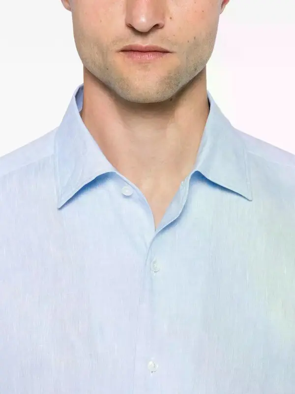 Zegna Linen Shirt - Blue