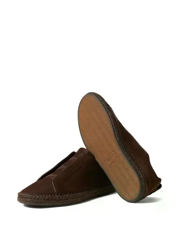 Zegna Triple-stitch™ Espadrilles - Brown