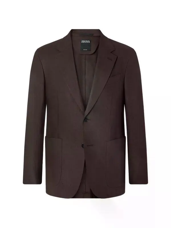 Zegna Oasi Linen Jacket - Brown