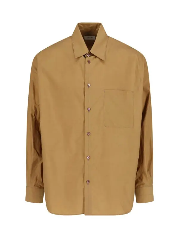 KAPTAIN SUNSHINE Shirt In Cotton And Silk - Brown