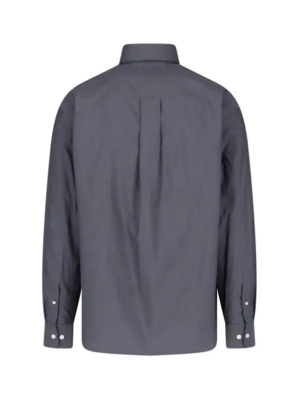 LEMAIRE Shirt In Cotton And Silk - Gray