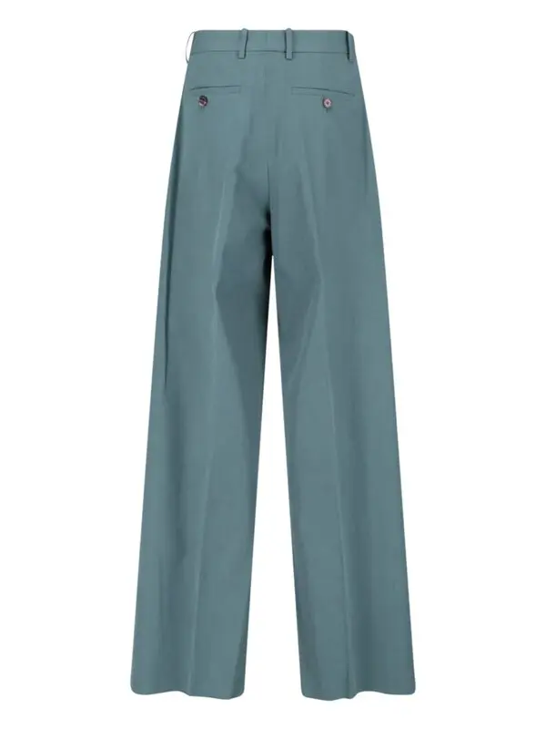 JIL SANDER Drill Cotton Pants - Blue