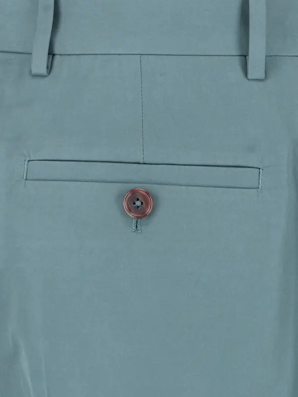 JIL SANDER Drill Cotton Pants - Blue