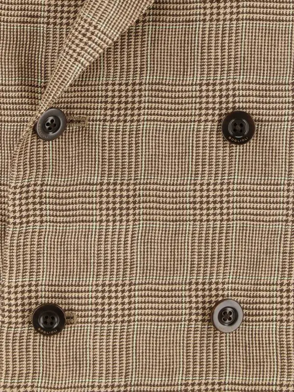 Boglioli Double-breasted Linen Blazer - Multi