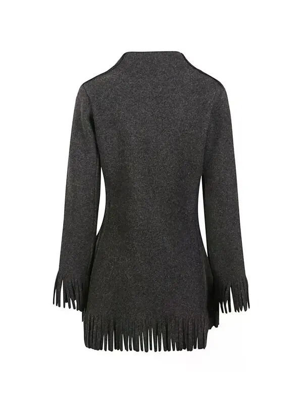 MALIN FRANKE Fringe-trim Belted Coat