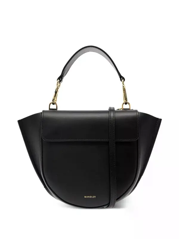 WANDLER Small Hortensia Tote Bag - Black