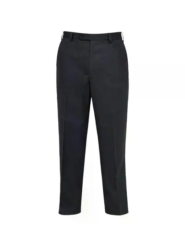 Comme Des Garçons Cinch-strap Tailored Trousers - Blue