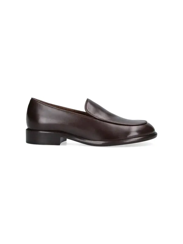 Khaite Leather Loafers - Brown