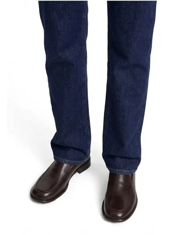 Khaite Leather Loafers - Brown