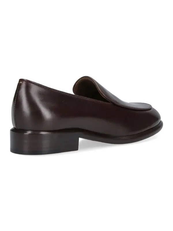 Khaite Leather Loafers - Brown