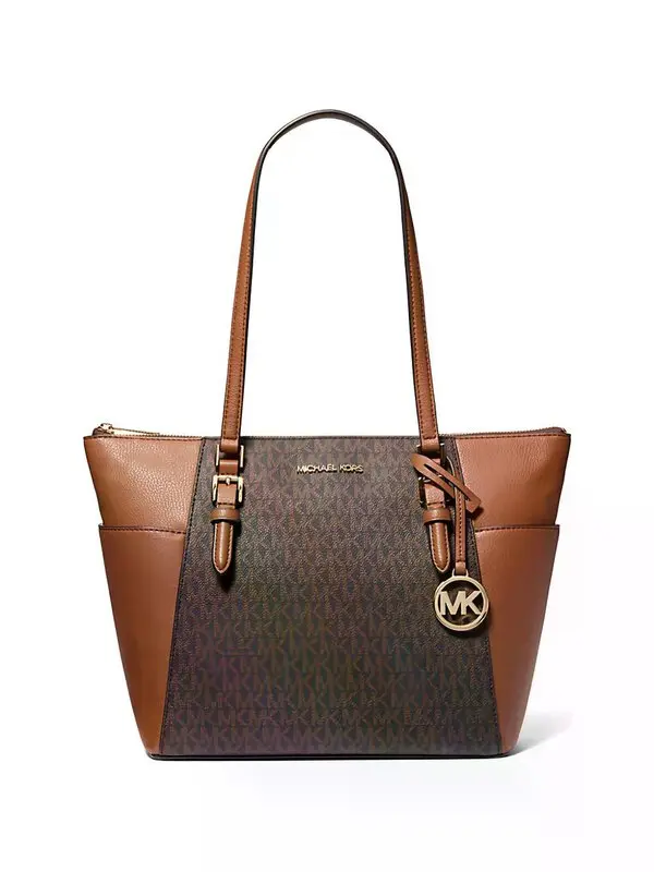 Michael Kors Charlotte Monogram-print Tote Bag - Brown