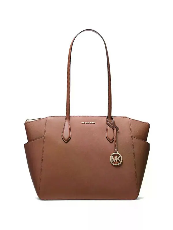 Michael Kors Marilyn Leather Tote Bag - Brown