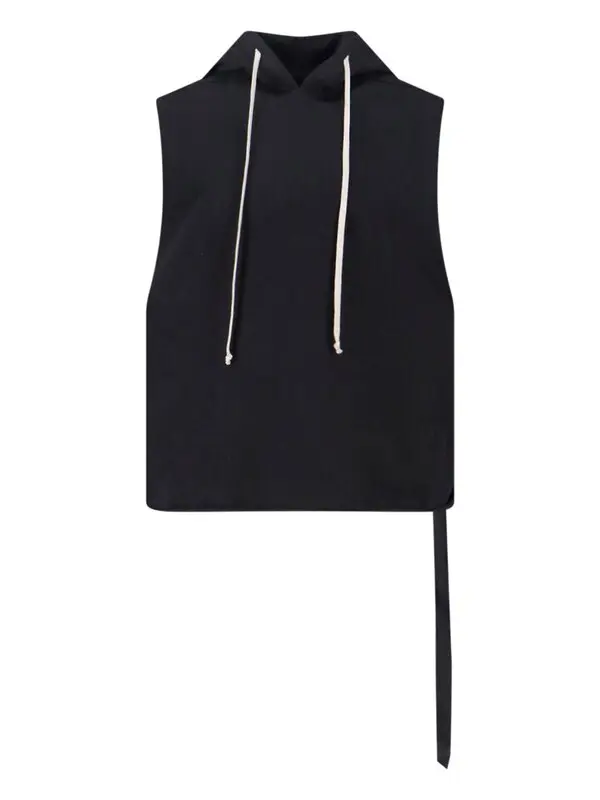 Rick Owens Hooded Top - Black
