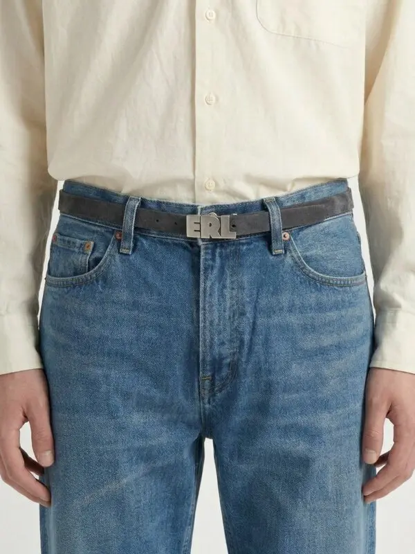 ERL Logo Belt - Gray