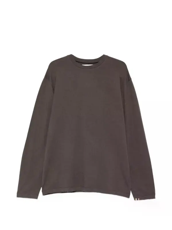 EXTREME CASHMERE X Rock Long-sleeved Round-neck T-shirt - Grey