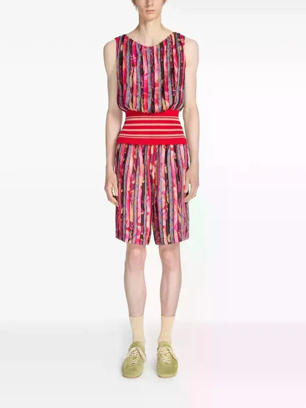 Dries Van Noten Striped Shorts