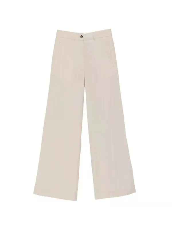 NINE:INTHE:MORNING Astrid Button Trousers - Neutrals
