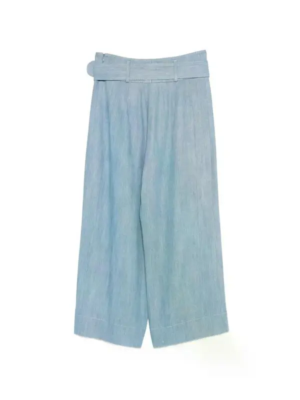 Akris Cropped Wide Leg Trousers