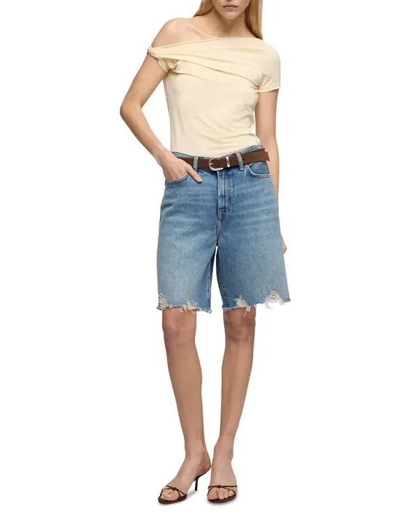 7 For All Mankind Lola Denim Shorts
