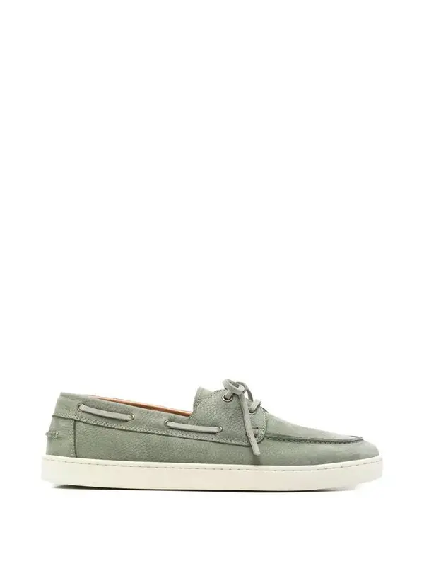 HENDERSON BARACCO Lace-up Boat Shoes - Green