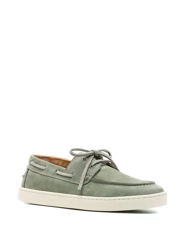 HENDERSON BARACCO Lace-up Boat Shoes - Green