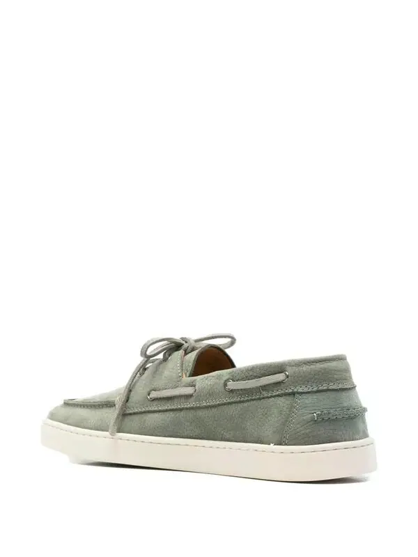 HENDERSON BARACCO Lace-up Boat Shoes - Green