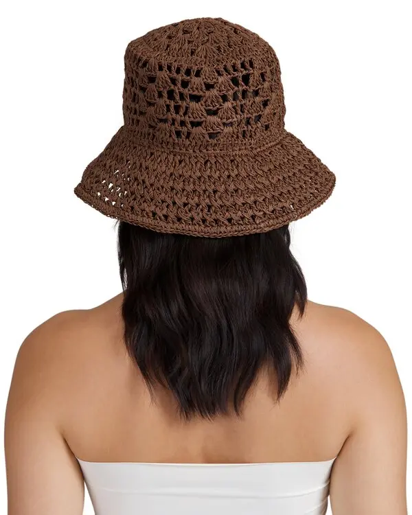 Eugenia Kim Jonah Twisted Crochet Packable Bucket Hat