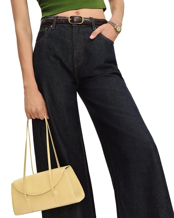 REFORMATION Elena Leather Shoulder Bag