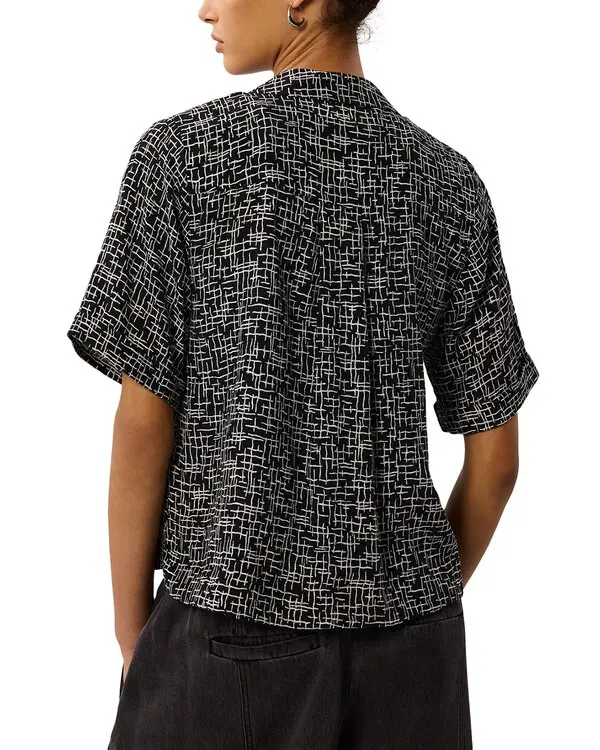 Whistles Woven Grid Shirt