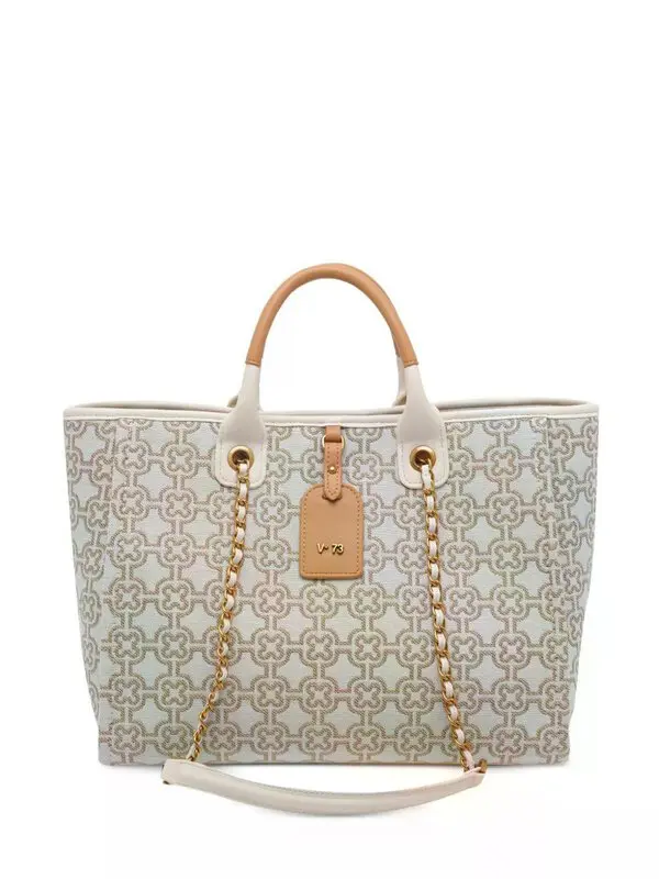 V°73 Harriet Chain Tote Bag - Neutrals