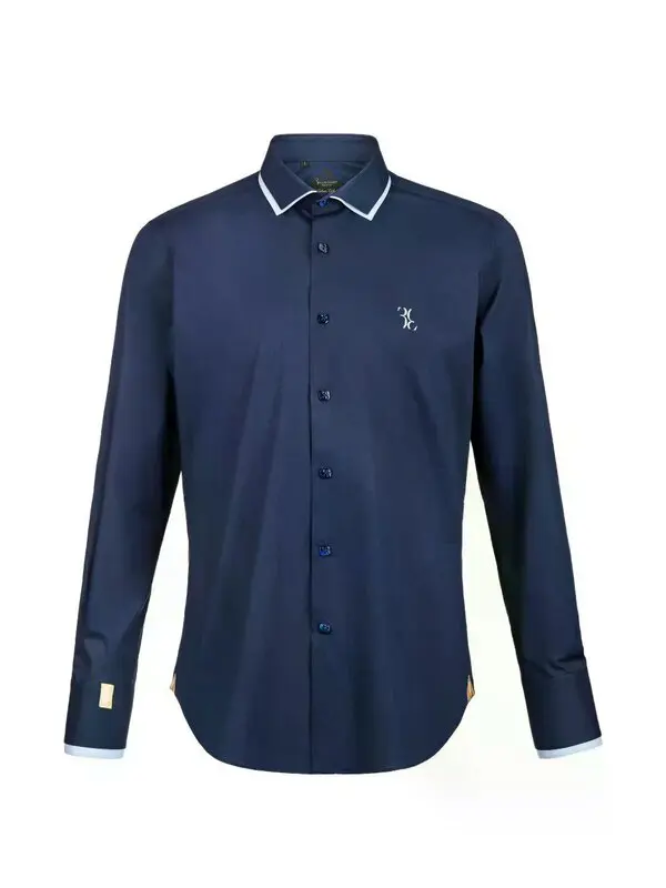 BILLIONAIRE Embroidered-logo Shirt