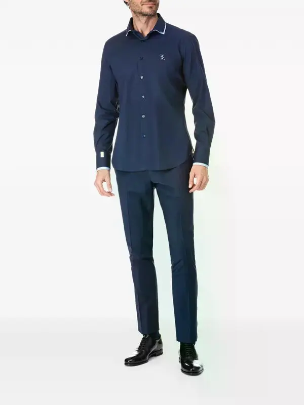 BILLIONAIRE Embroidered-logo Shirt