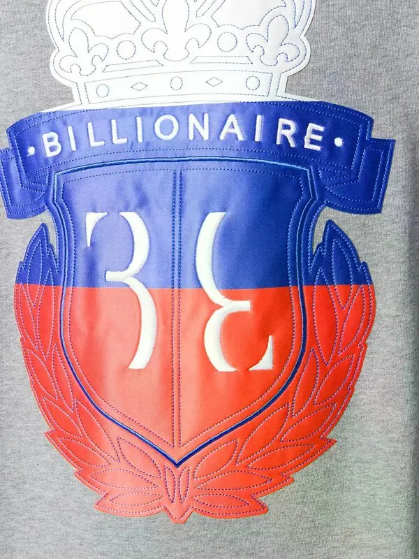 BILLIONAIRE Crest Embroidered Sweatshirt