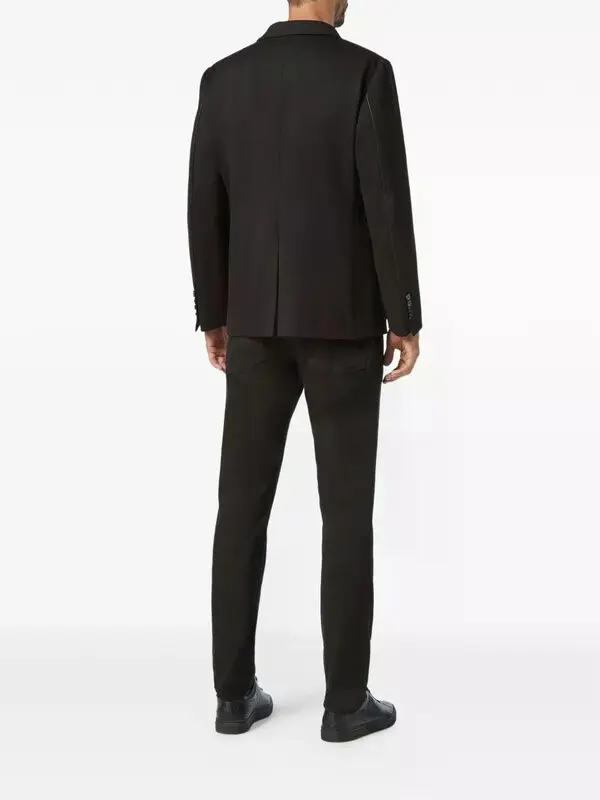 BILLIONAIRE Embroidered Blazer - Black