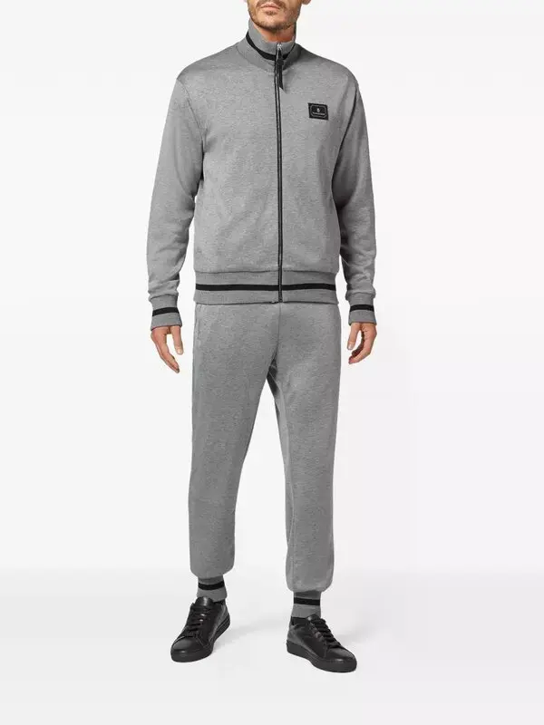 BILLIONAIRE Stripe-detail Tracksuit - Grey