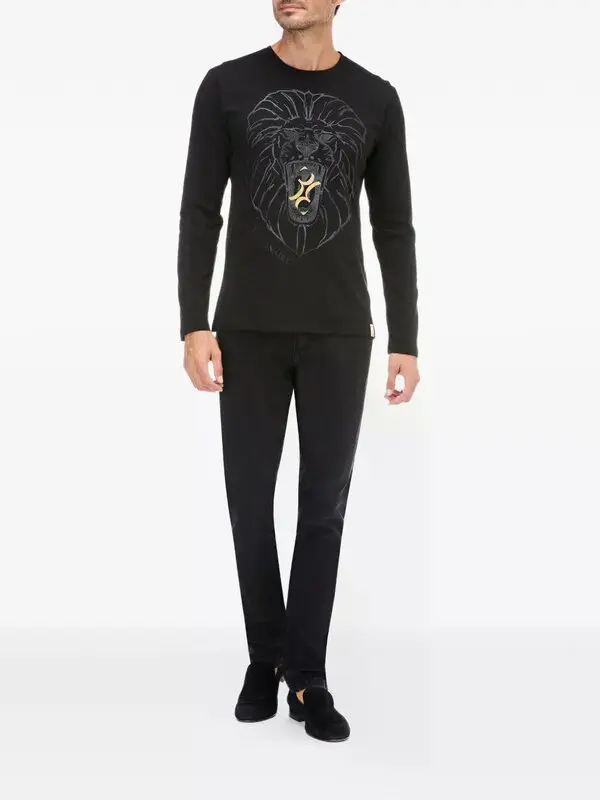 BILLIONAIRE Five-pocket Straight Leg Jeans - Black