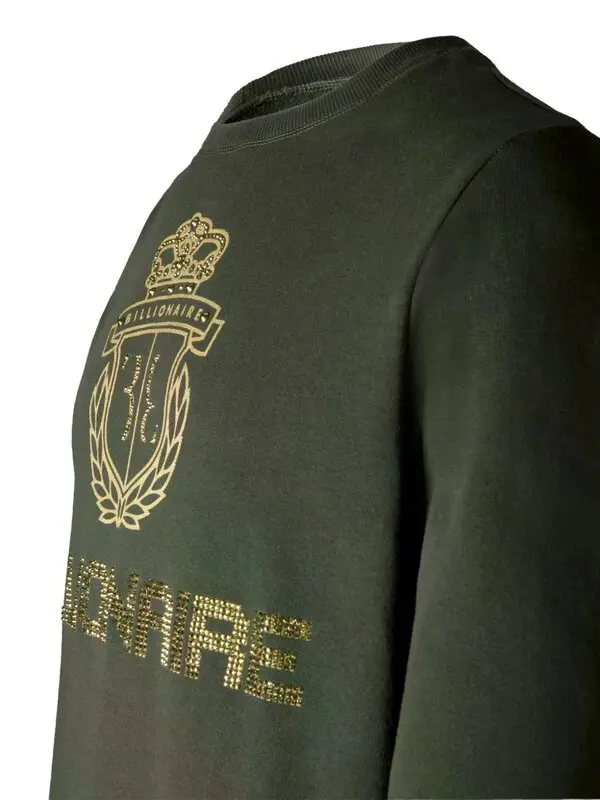 BILLIONAIRE Crystal-embellished Sweatshirt