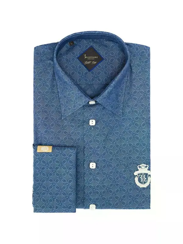 BILLIONAIRE Pattern Cotton Shirt