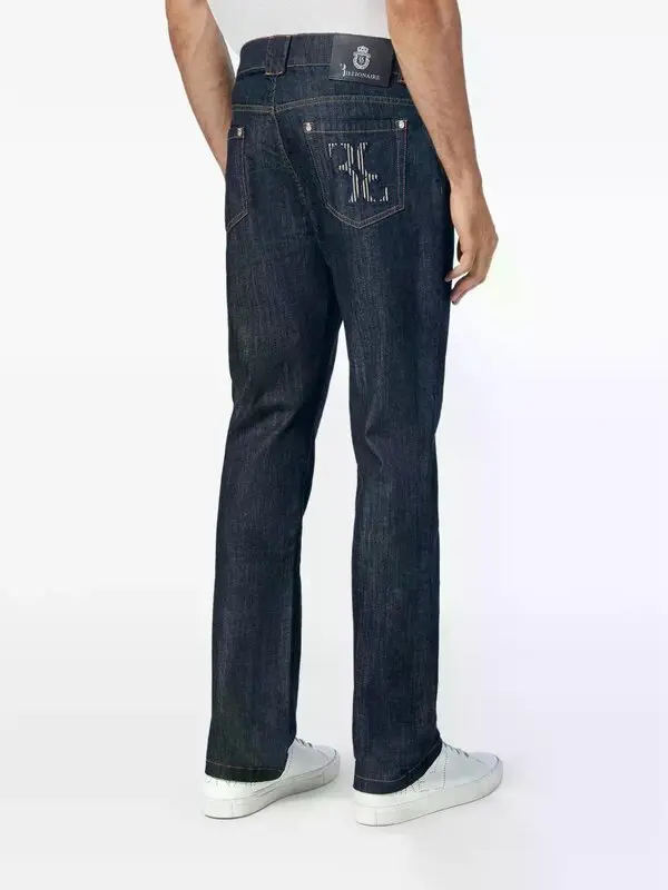 BILLIONAIRE Regular-fit Jeans With Logo Detail
