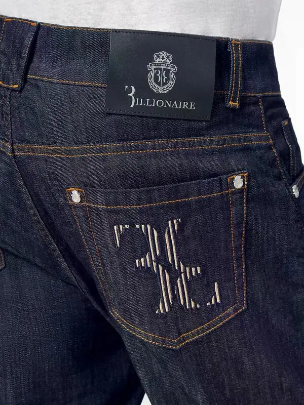 BILLIONAIRE Regular-fit Jeans With Logo Detail