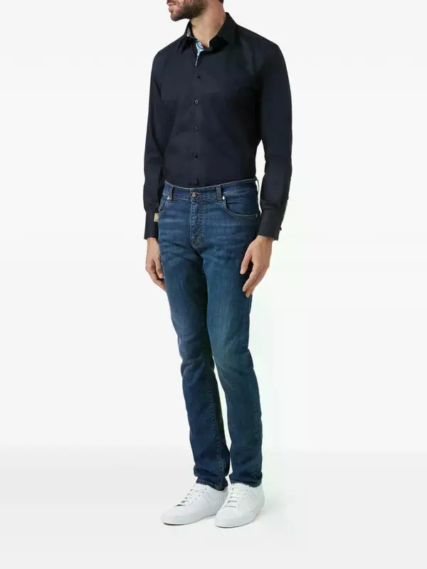 BILLIONAIRE Pattern-trim Shirt