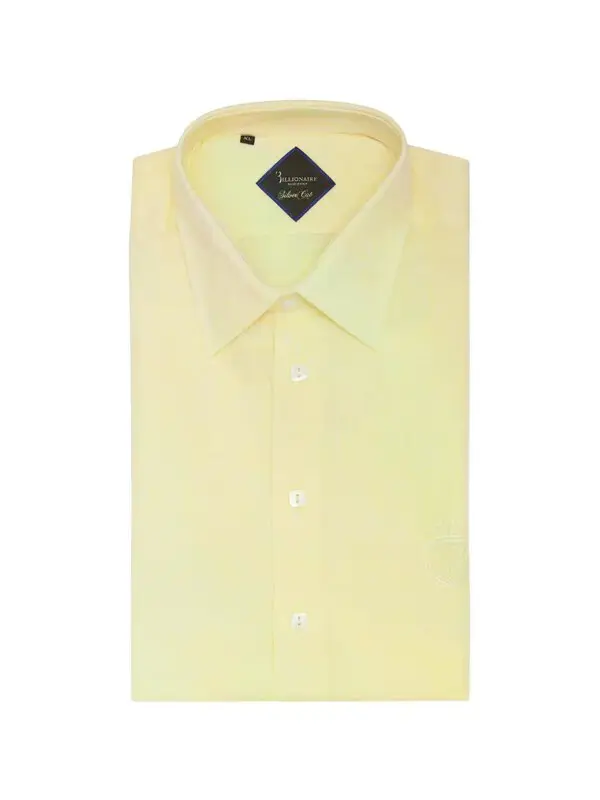 BILLIONAIRE Logo-embroidered Short-sleeve Shirt