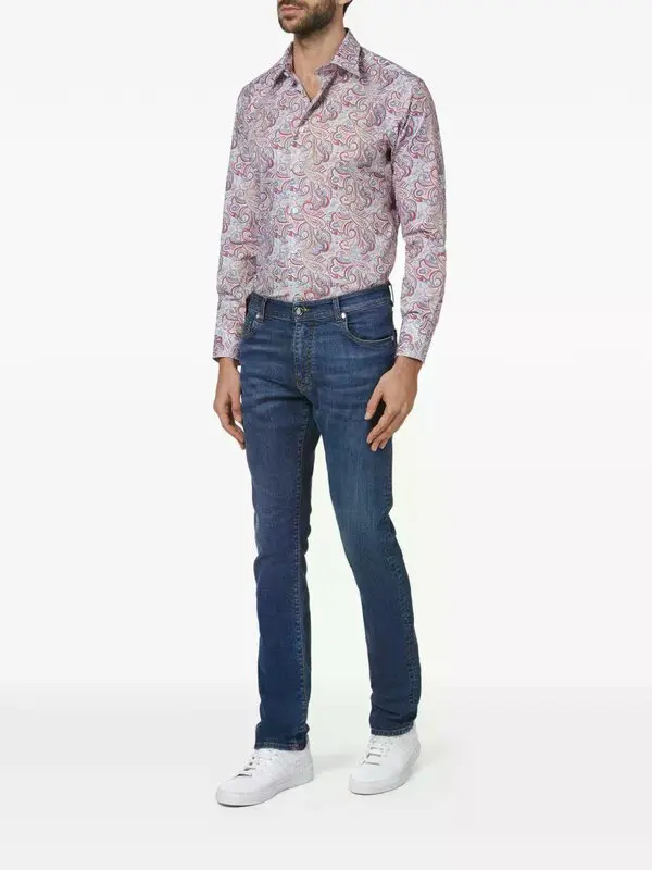 BILLIONAIRE Paisley-print Shirt - White