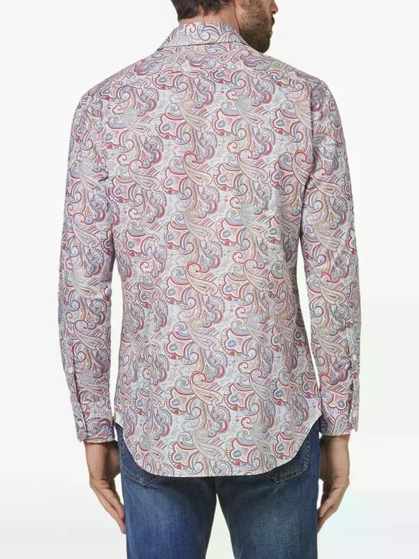 BILLIONAIRE Paisley-print Shirt - White